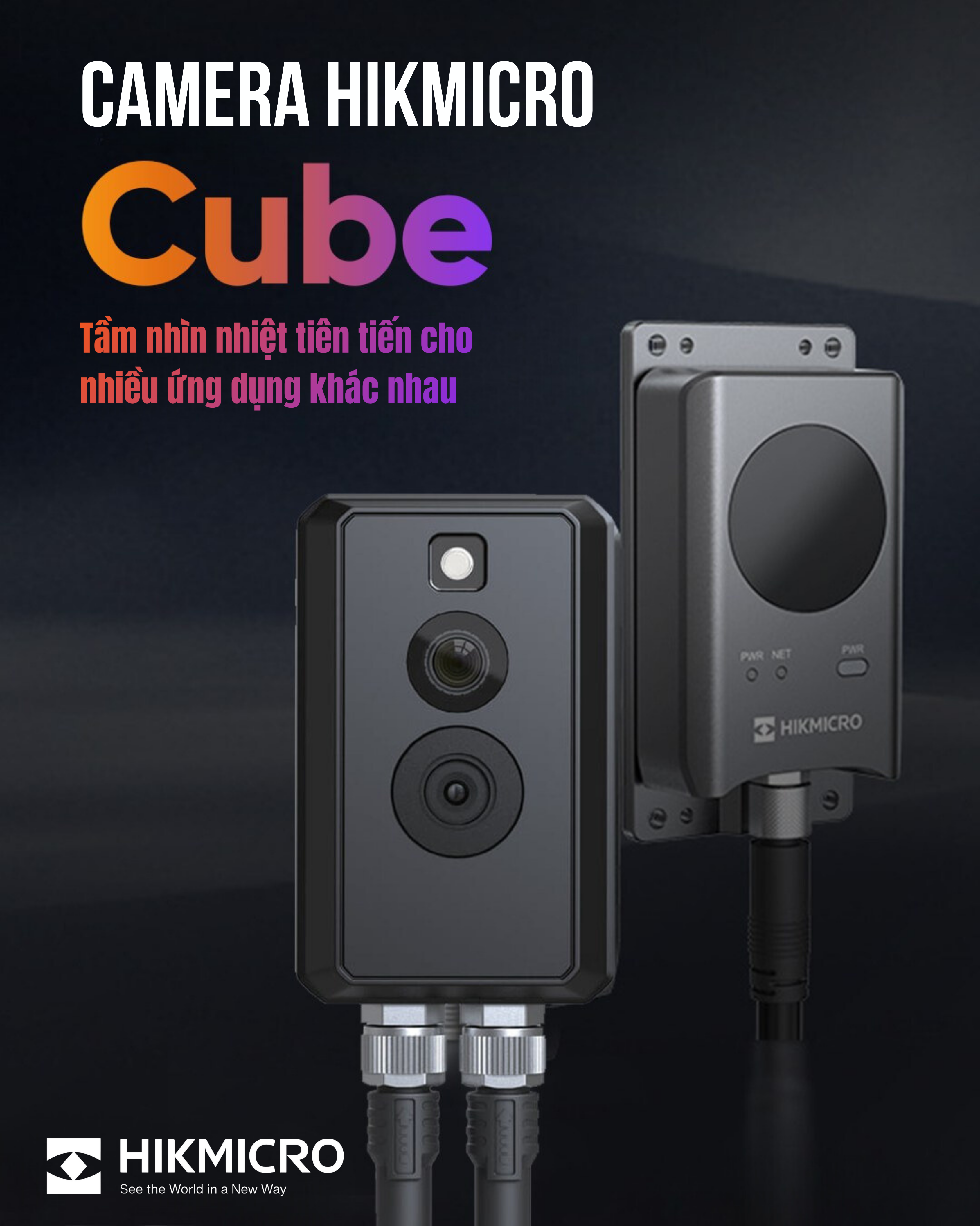 Camera nhiệt Hikmicro Cube thiết kế nhỏ gọn cho nhiều ngành nghề và ứng dụng